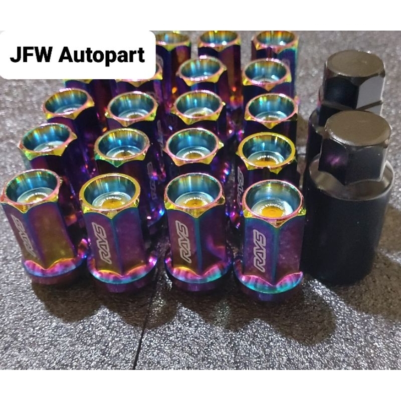 Jual Mur baut racing mur roda rays straight 42mm | Shopee Indonesia