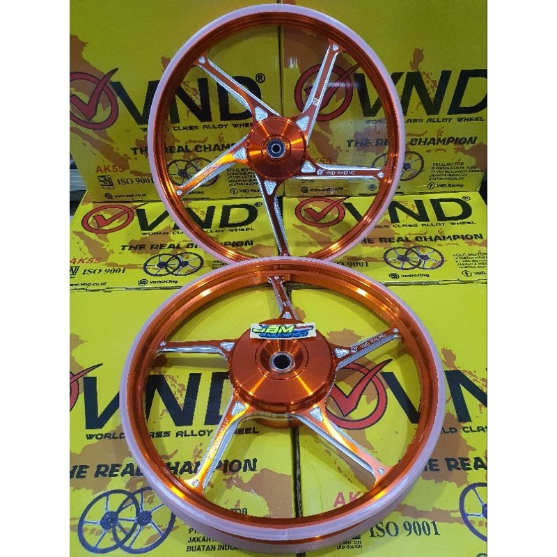 Jual VELG VND RACING AK55 RING 17 HONDA BEAT,SCOOPY,GENIO,VARIO 110/125/150/160 CBS 140-160 ...