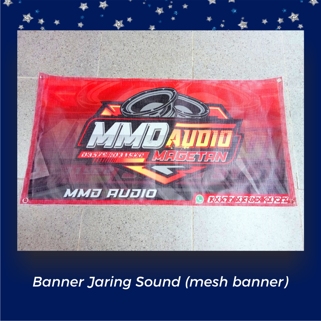 Jual Banner Sound / Mesh Banner Jaring | Shopee Indonesia