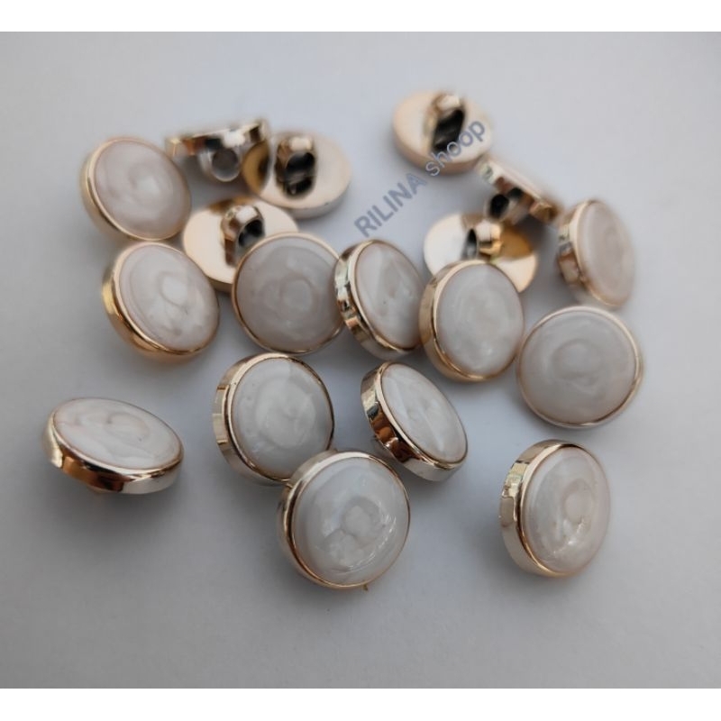 Jual 12 Pcs Kancing Mutiara Mewah Abstract Motif Clasik Memer | Shopee ...