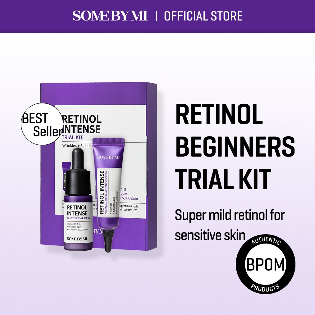Jual Harga Promo SOME BY MI Retinol Intense Trial Kit(Retinol Eyecream ...