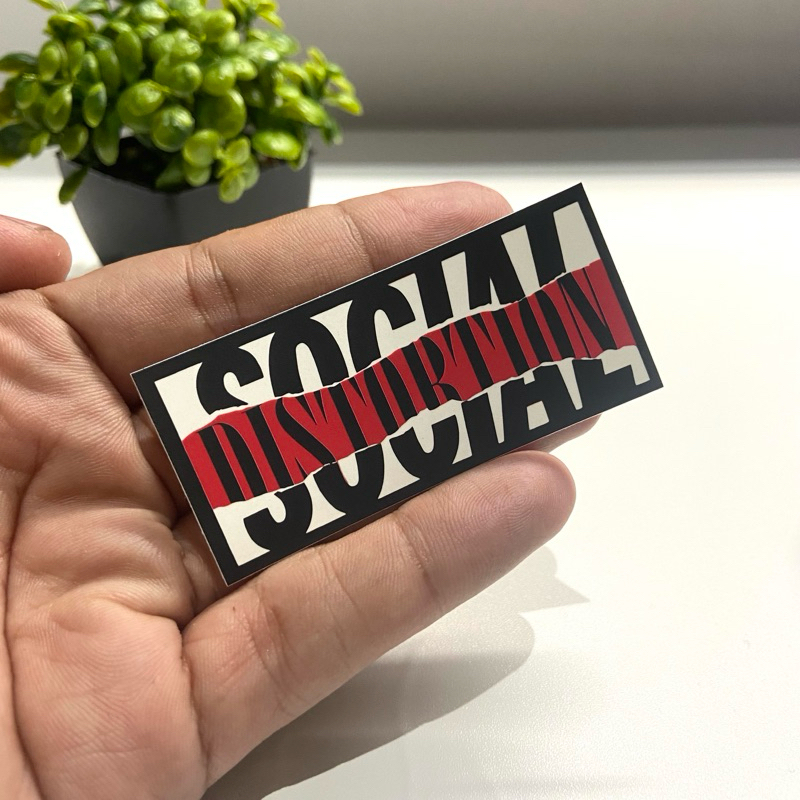 Jual STICKER SOCIAL DISTORTION | Shopee Indonesia