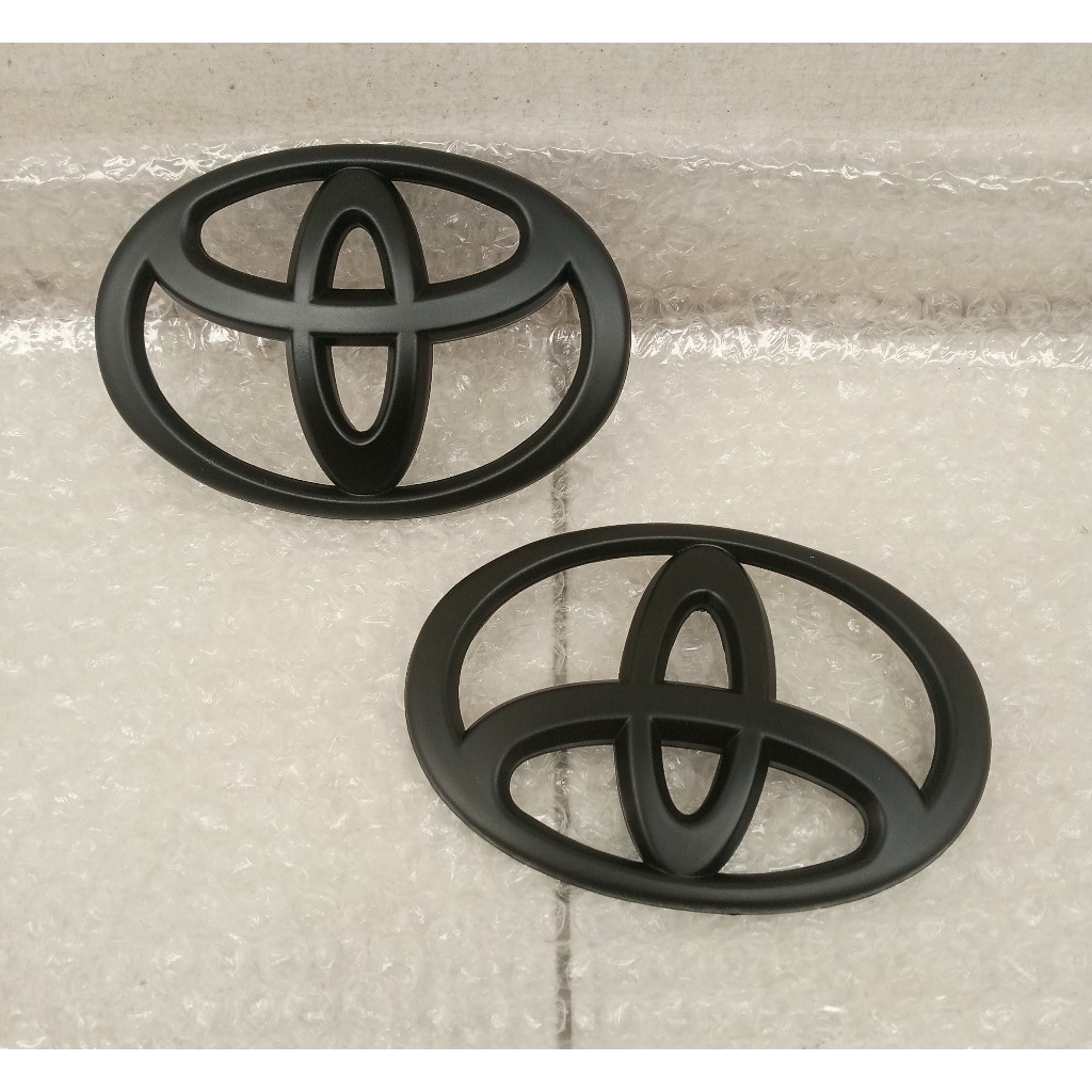 Jual Logo Toyota Calya 2016-2022 Hitam Doff Dan Hitam Glossy | Shopee ...