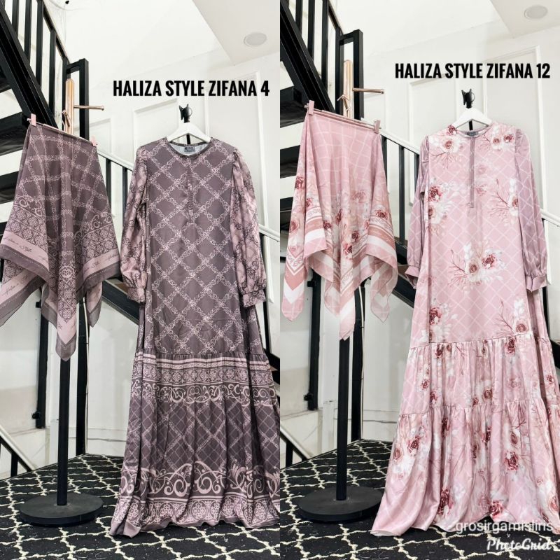 Jual Gamis Haliza Zifana Silk by Haliza Syar'i Haliza Style Abaya ...