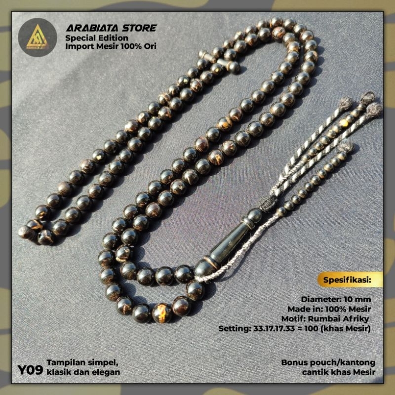 Jual Tasbih Yuser Yusr Laut Merah Ori 10 mm | Shopee Indonesia