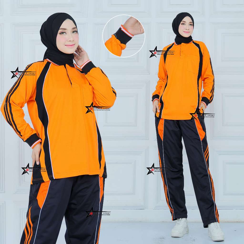 Jual Baju Olahraga One set Wanita / Seragam Baju Olahraga Senam Wanita ...