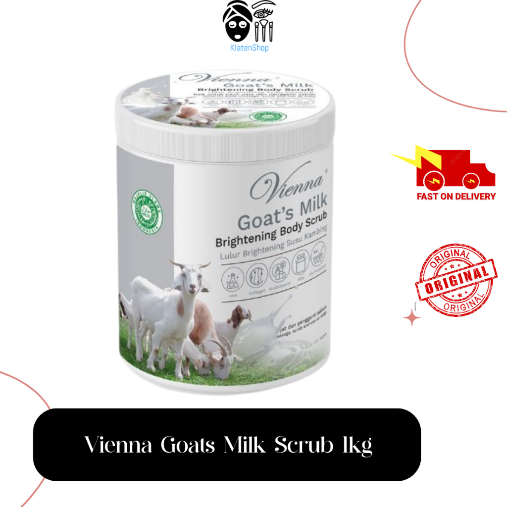 Jual Vienna Body Milk Scrub 1kg | Cows | Goats | Bengkoangs | Shopee ...