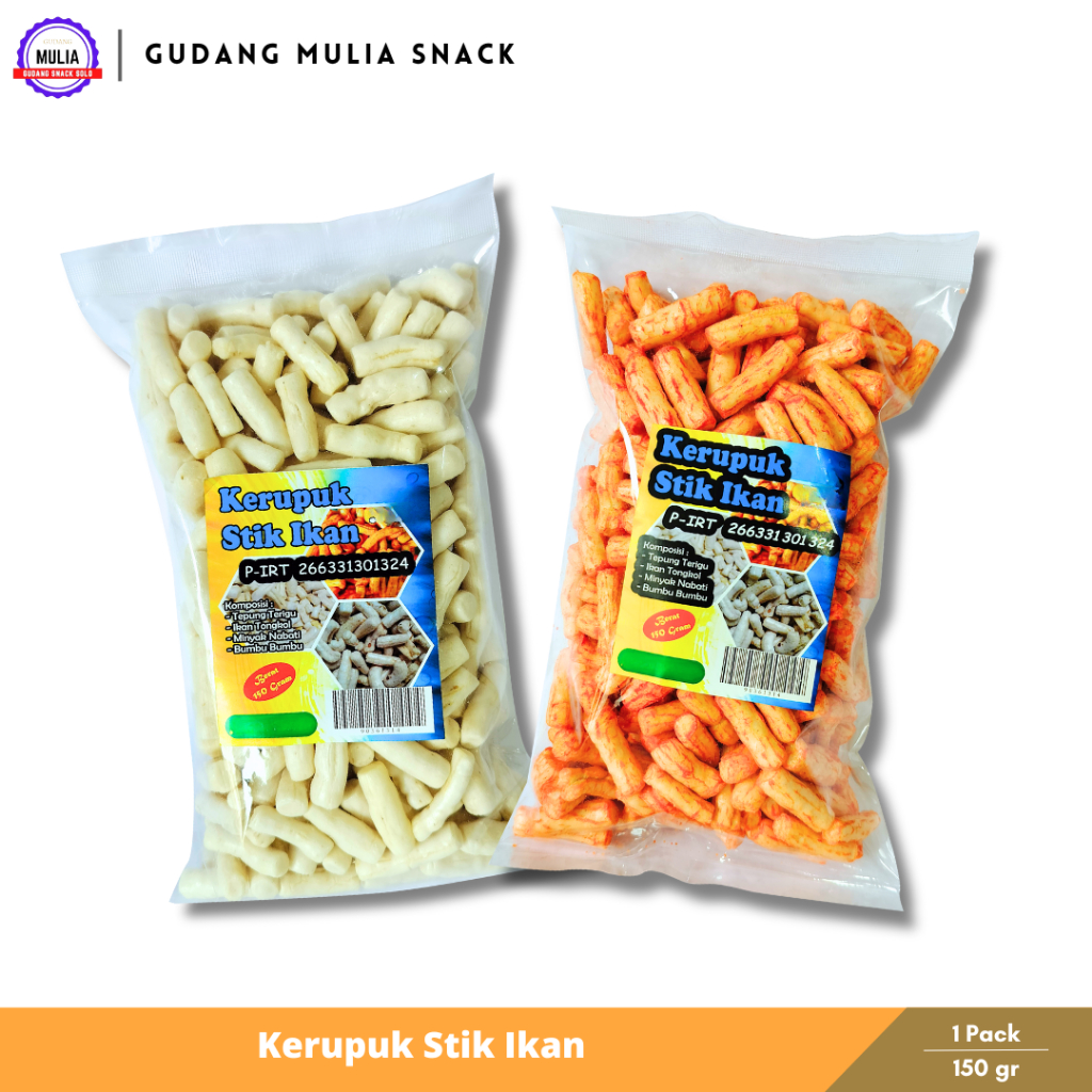 Jual Kerupuk Stik Ikan | Shopee Indonesia