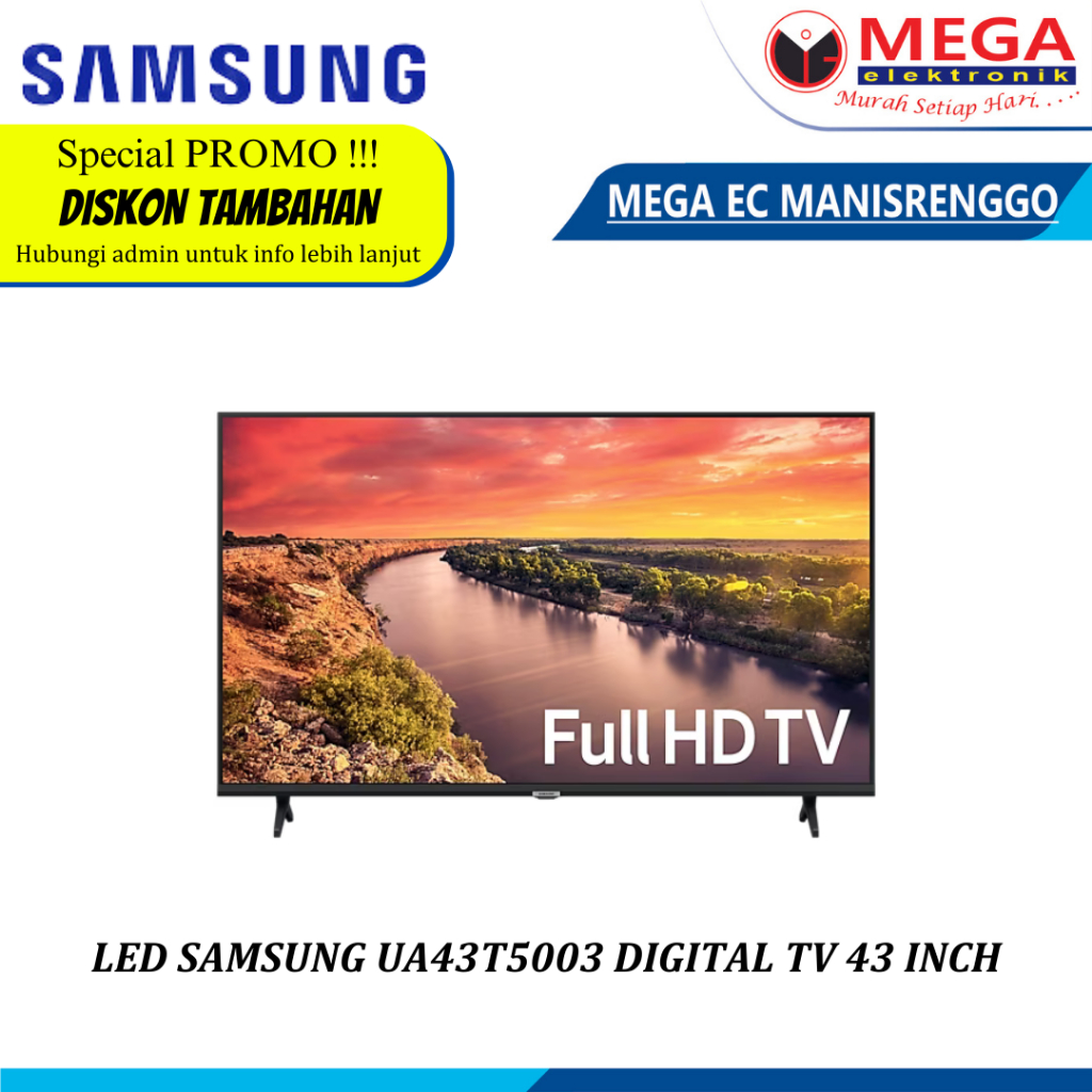 Jual LED SAMSUNG UA43T5003 DIGITAL TV 43 INCH | Shopee Indonesia
