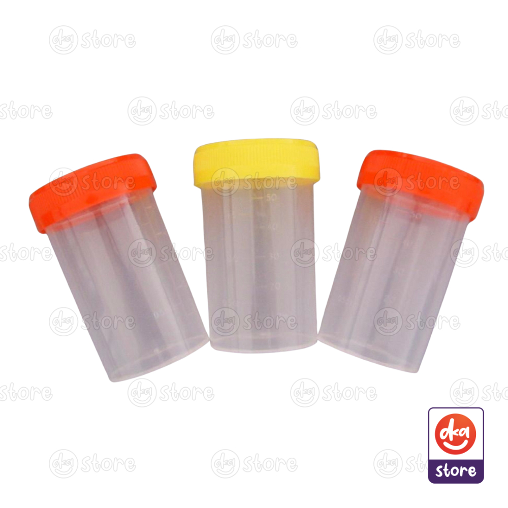 Jual Wadah Specimen Urine Sakamed 50 ml - 1 Pc / Tempat Sampel Urin ...