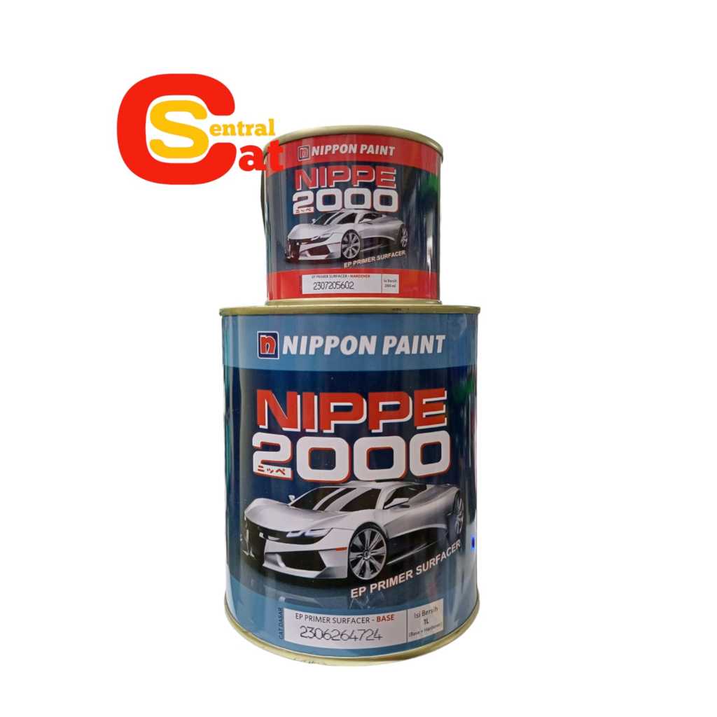 Jual NIPPE EPOXY PRIMER SURFACER CAT DASAR NIPPE 2000 1 LITER | Shopee ...