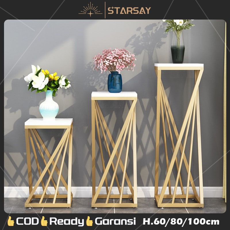 Jual Garansi&Hadiah Meja Sudut Standing Flower Cofee table Meja Hias ...