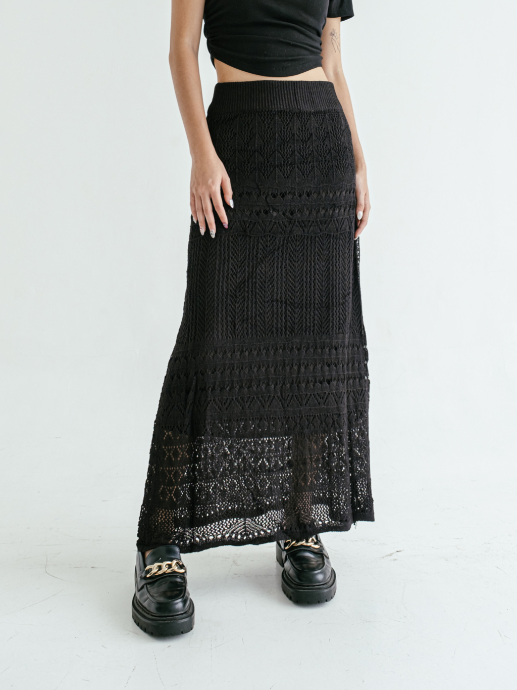 Jual CWJ ORION LONG SKIRT / Rok Wanita / Rok Rajut / Knit Skirt / Rok ...