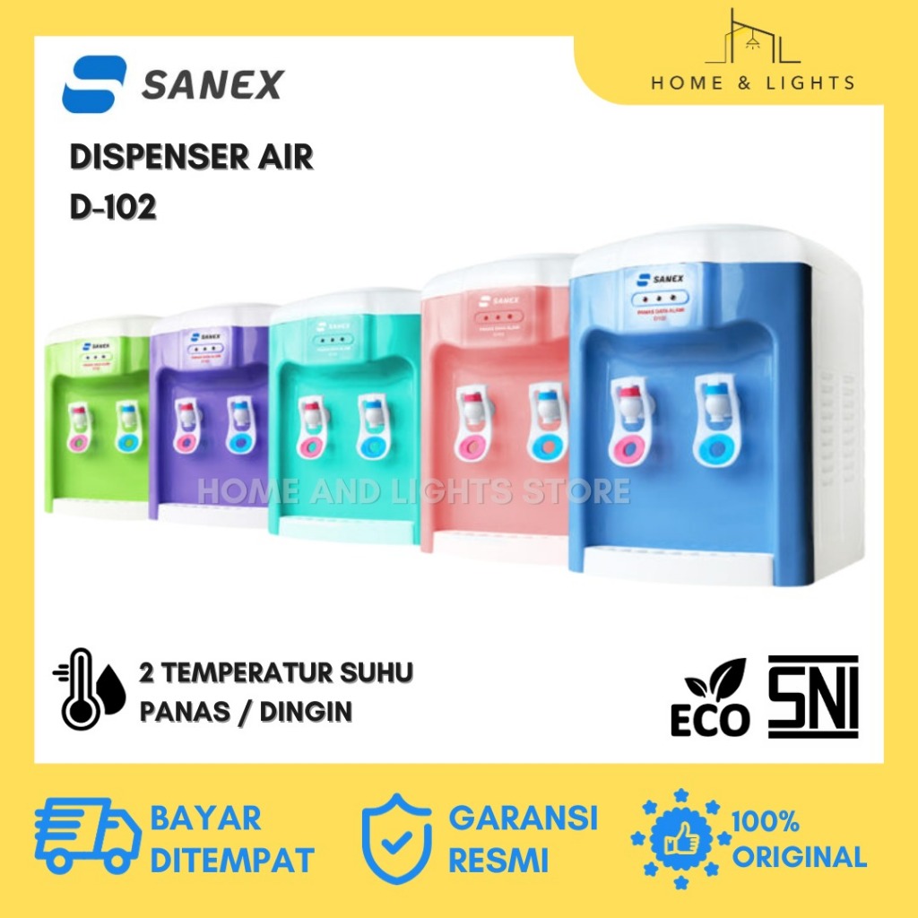 Jual SANEX Dispenser Air D102 Normal dan Panas - Dispenser Normal and ...