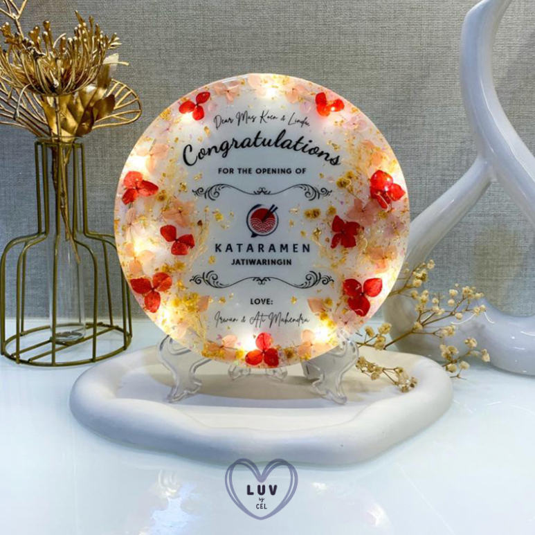 Jual (CUSTOM UCAPAN / TULISAN / WORDINGS) -18cm- Pajangan / Opening ...