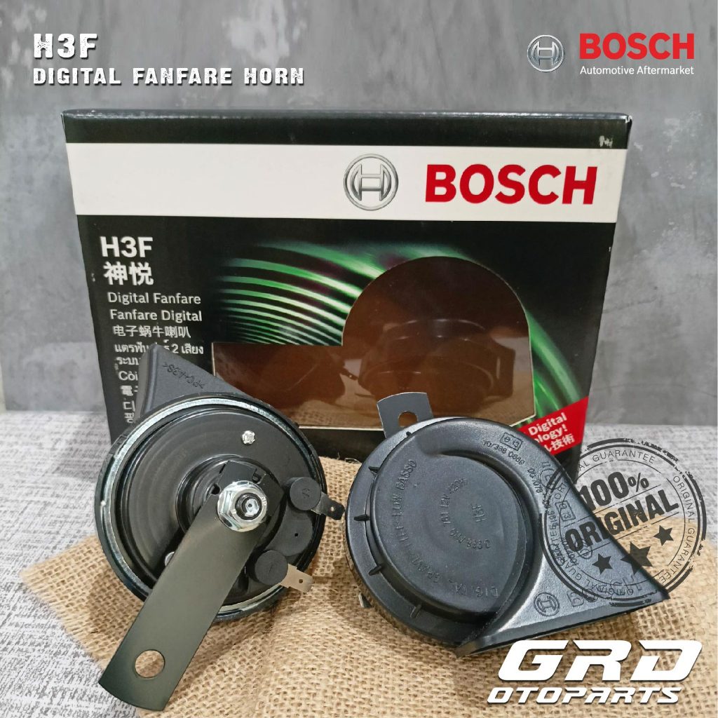 Jual KLAKSON KEONG BOSCH H3F DIGITAL MICRO CHIP FANFARE HORN 12V ...