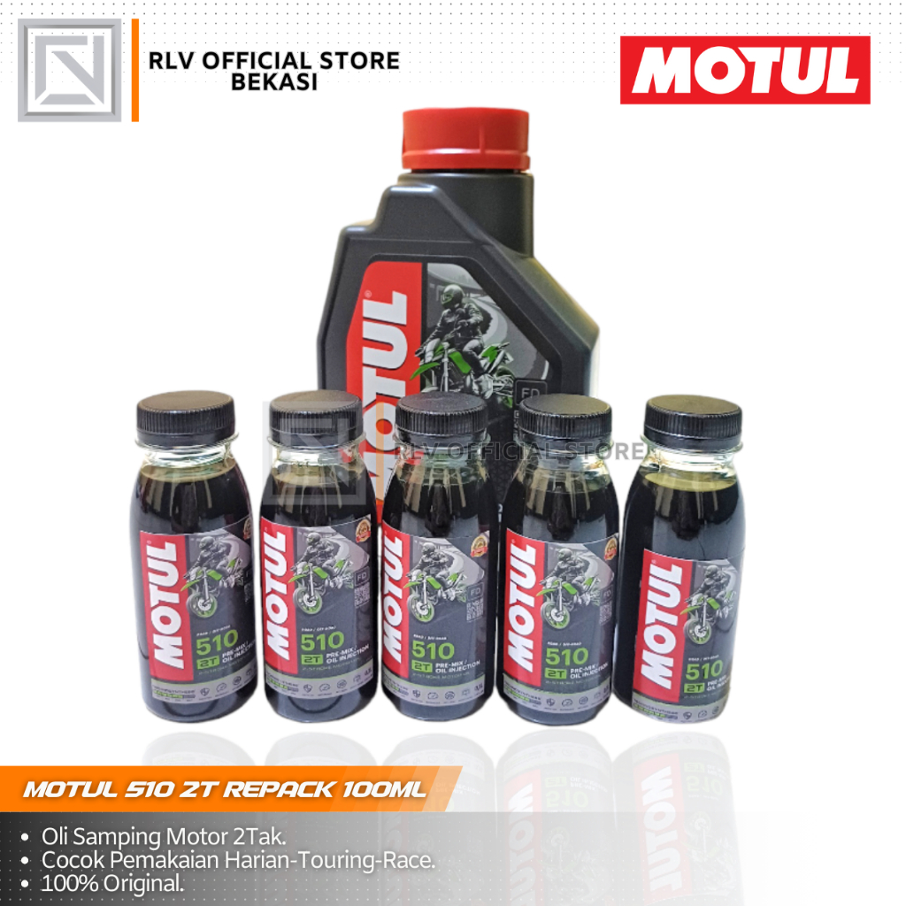 Jual Motul 510 Oli Samping Motor 2 TAK Motul510 2T Technosynthese ...