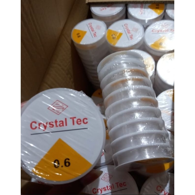 Jual Senar karet crystal tec berbagai ukuran | Shopee Indonesia