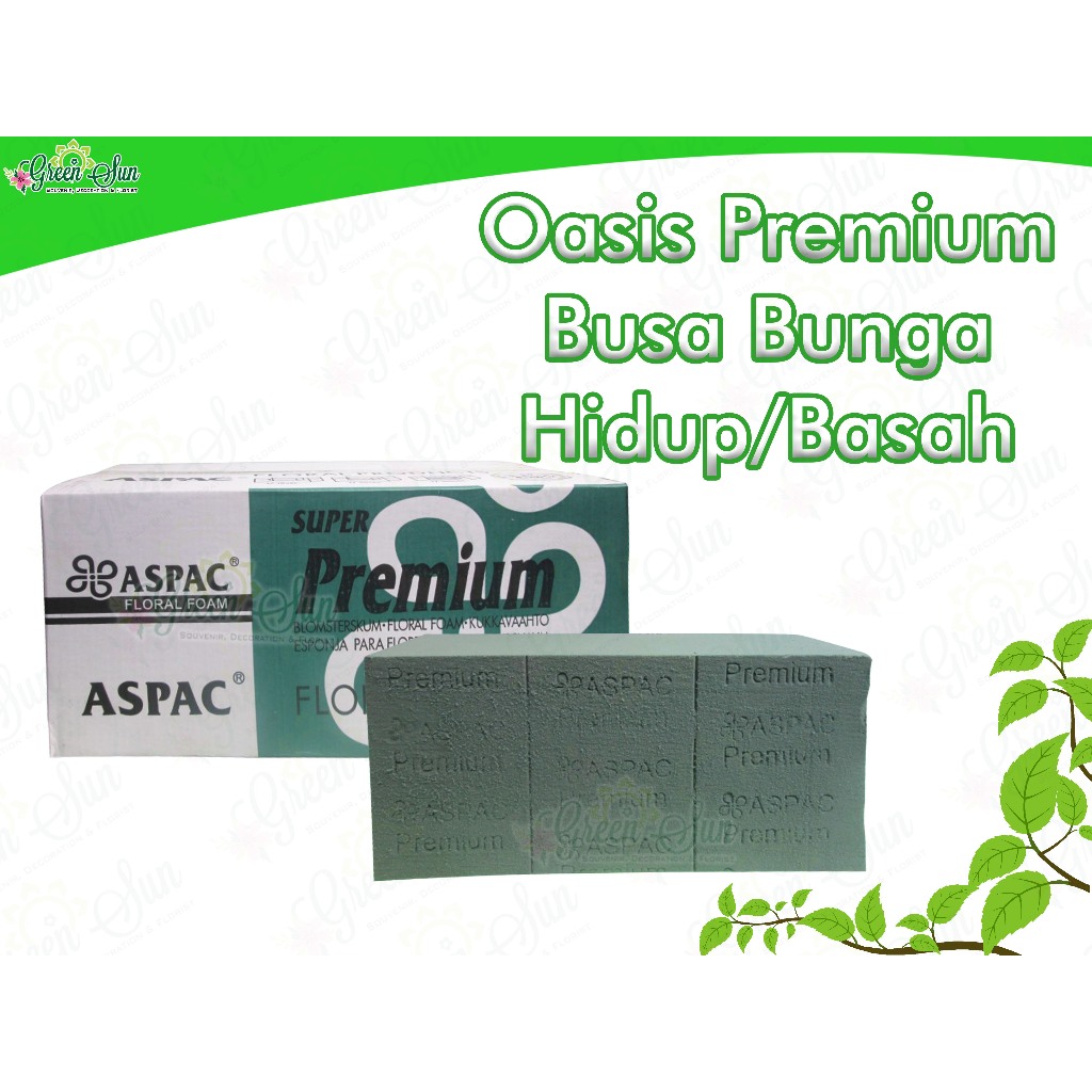 Jual Oasis Basah Premium - Media Bunga Basah - Rangkaian Bunga 1 Dus ...