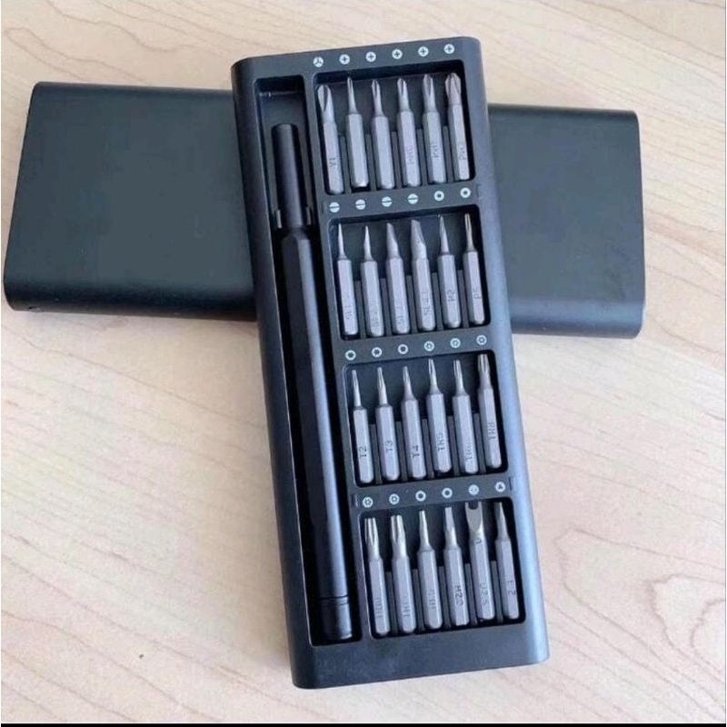 Jual Obeng set premium 24 in1 magnetic screwdriver multifungsi | praktis | ekonomis | Shopee ...