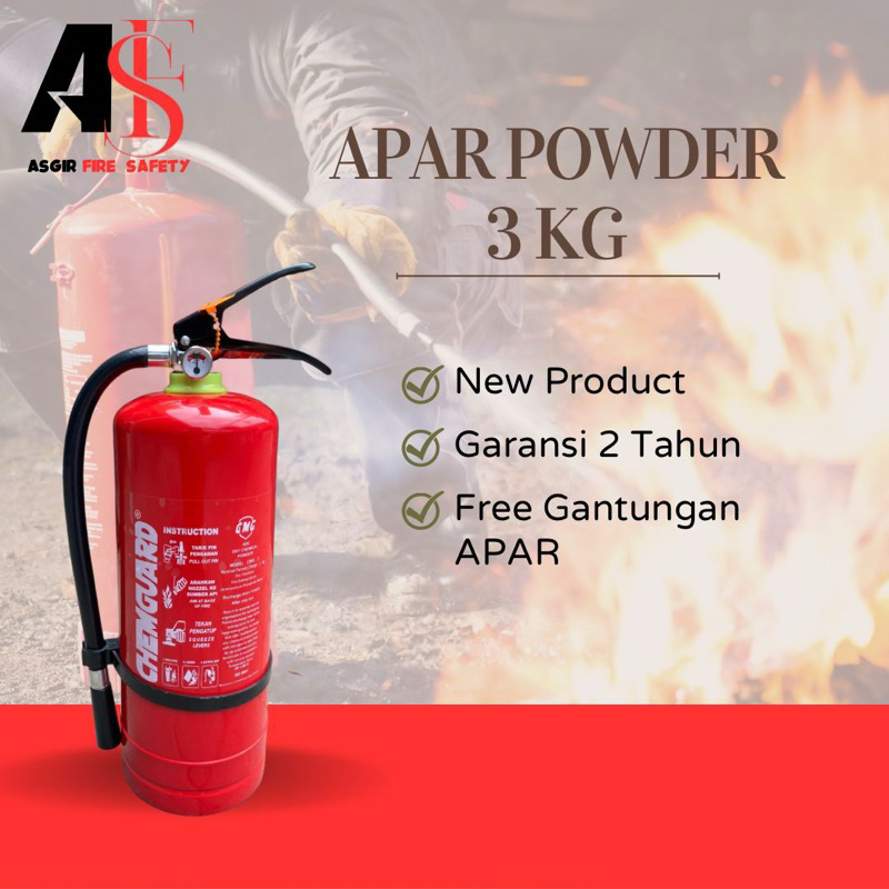 Jual APAR Powder 3 Kg | Alat Pemadam Api Ringan | Fire Extinguisher ...