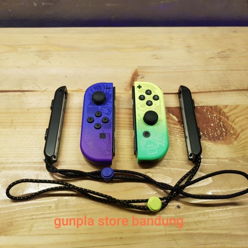 Jual Joycon Nintendo Switch Oled V1 V2 Splatoon 3 + strap original ...