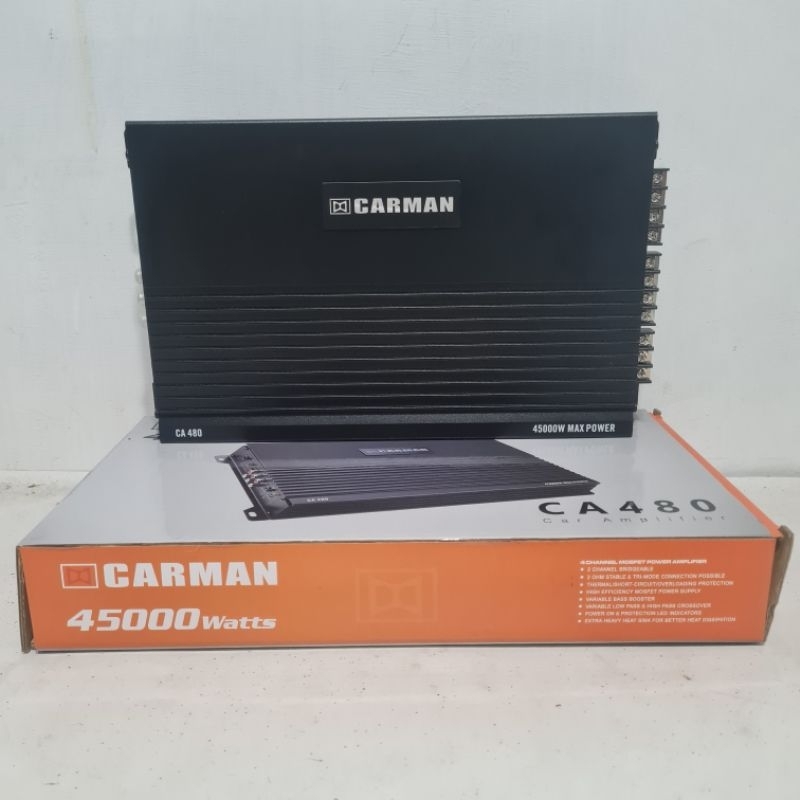 Jual power amplifier 4 chanel carman CA480 | Shopee Indonesia