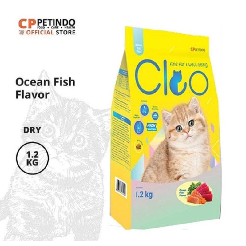 Jual Cleo Kitten Ocean Fish 1,2kg Dryfood CatFood | Shopee Indonesia