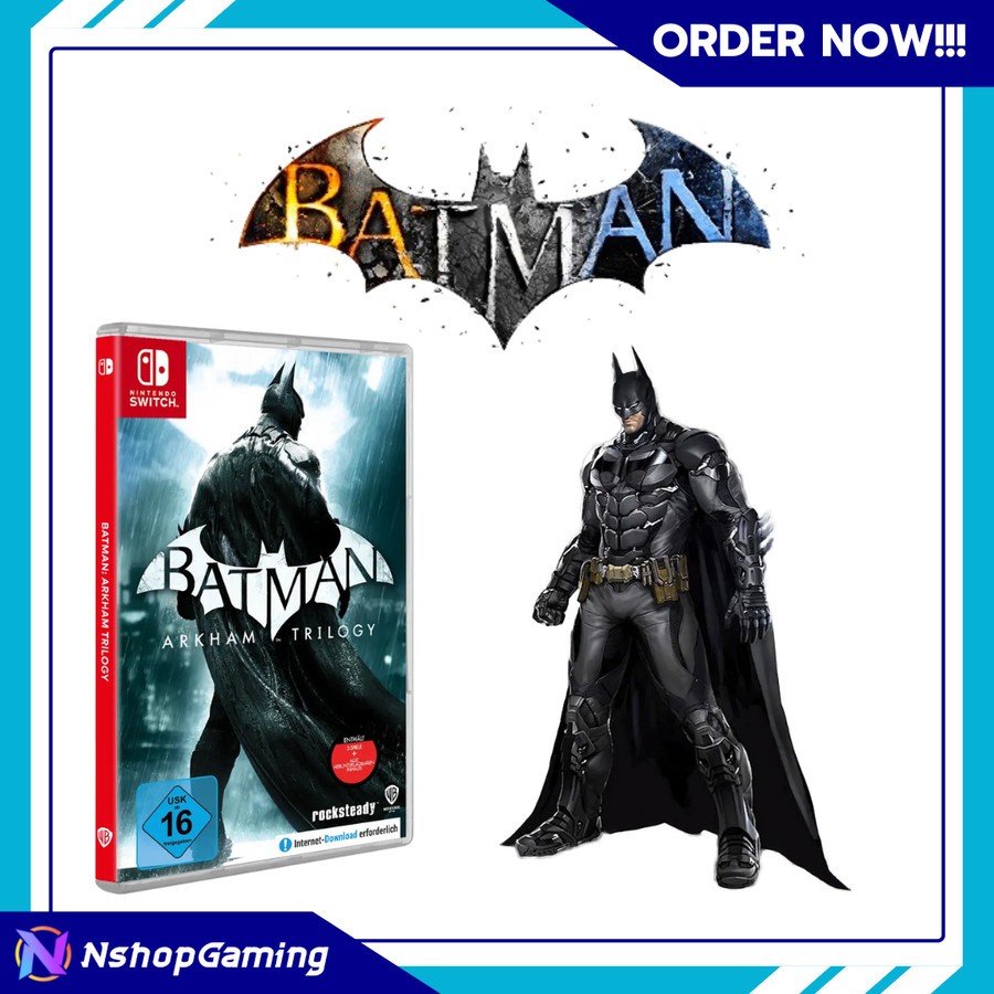 Jual Batman: Arkham Trilogy Nintendo Switch/Kaset Nintendo Switch ...