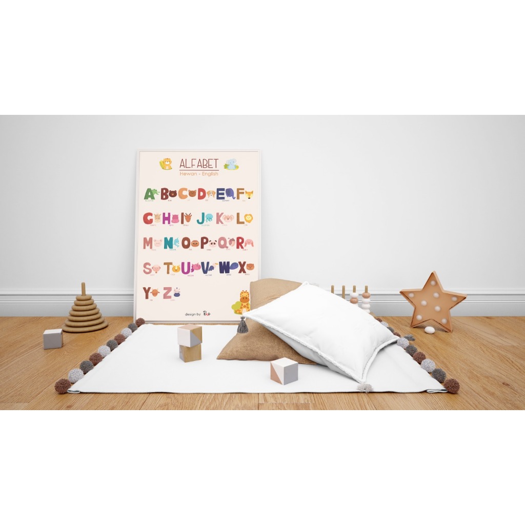 Jual Poster Edukasi Anak / Poster Belajar & Mainan Anak / Poster ...
