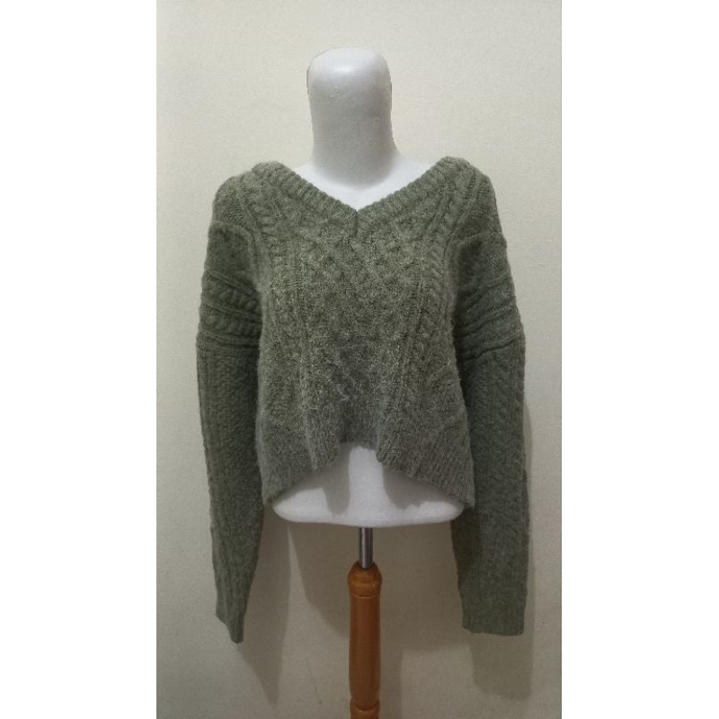 Jual Crop kepang sage (BACA DESKRIPSI) | Shopee Indonesia