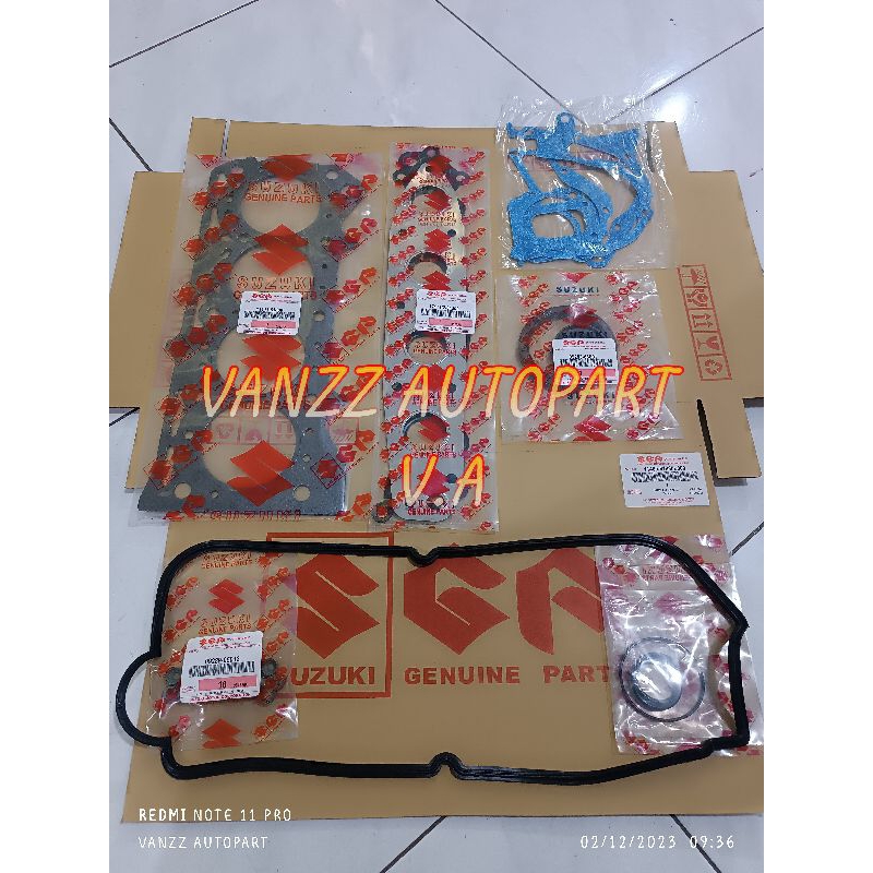 Jual paking set paking full set grafit asbes Suzuki APV , Futura injeksi 11400-61880 | Shopee ...