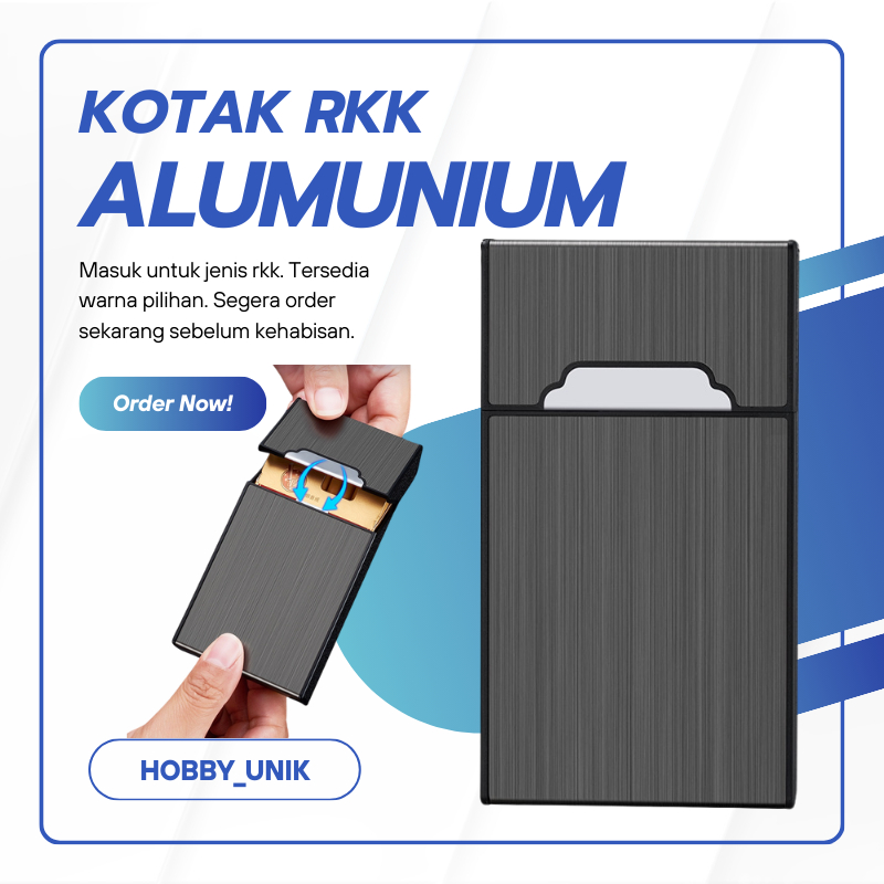 Jual Kotak Box Tempat Penyimpanan RK RKK Slim Panjang A1 Cig Case Besi - Hobby Unik | Shopee ...