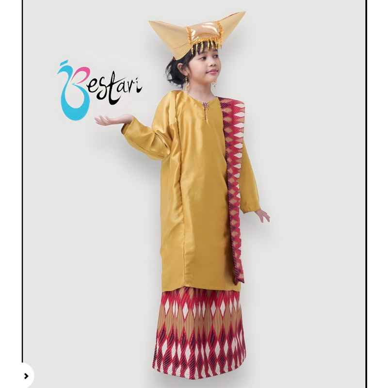Jual Baju Adat / Baju Kurung Basiba Anak TK dan SD Khas Minang Padang ...