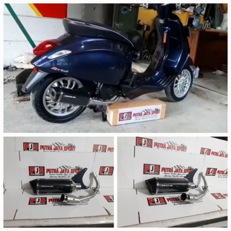 Jual knalpot remus for vespa matic sprint,lx,primavera, paranea dll ...