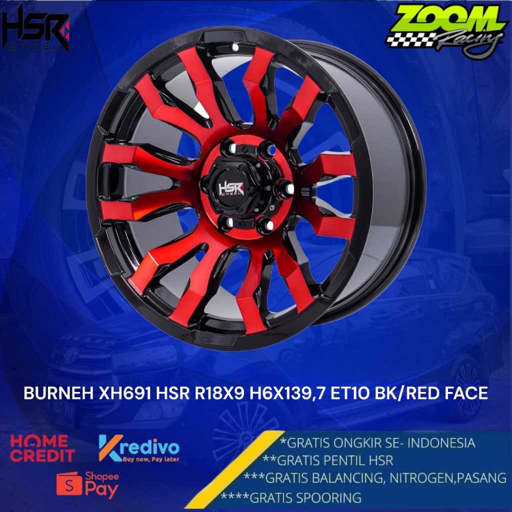 Jual Velg R18 Pajero Fortuner HSR Type Burneh Lebar 9 Pelek Offroad | Shopee Indonesia