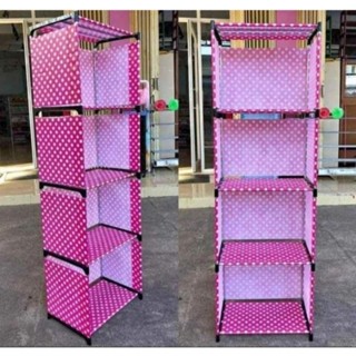 Jual TERBARU PAKAI PENUTUP!!! Rak Buku Portable 1 Sisi Ada Penutup ...