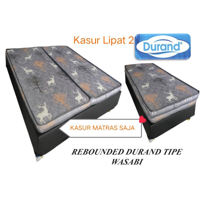Jual KASUR MATRAS REBOUNDED TIPE WASABI LIPAT 2 ( 2 IN 1 ) MEREK DURAND ...