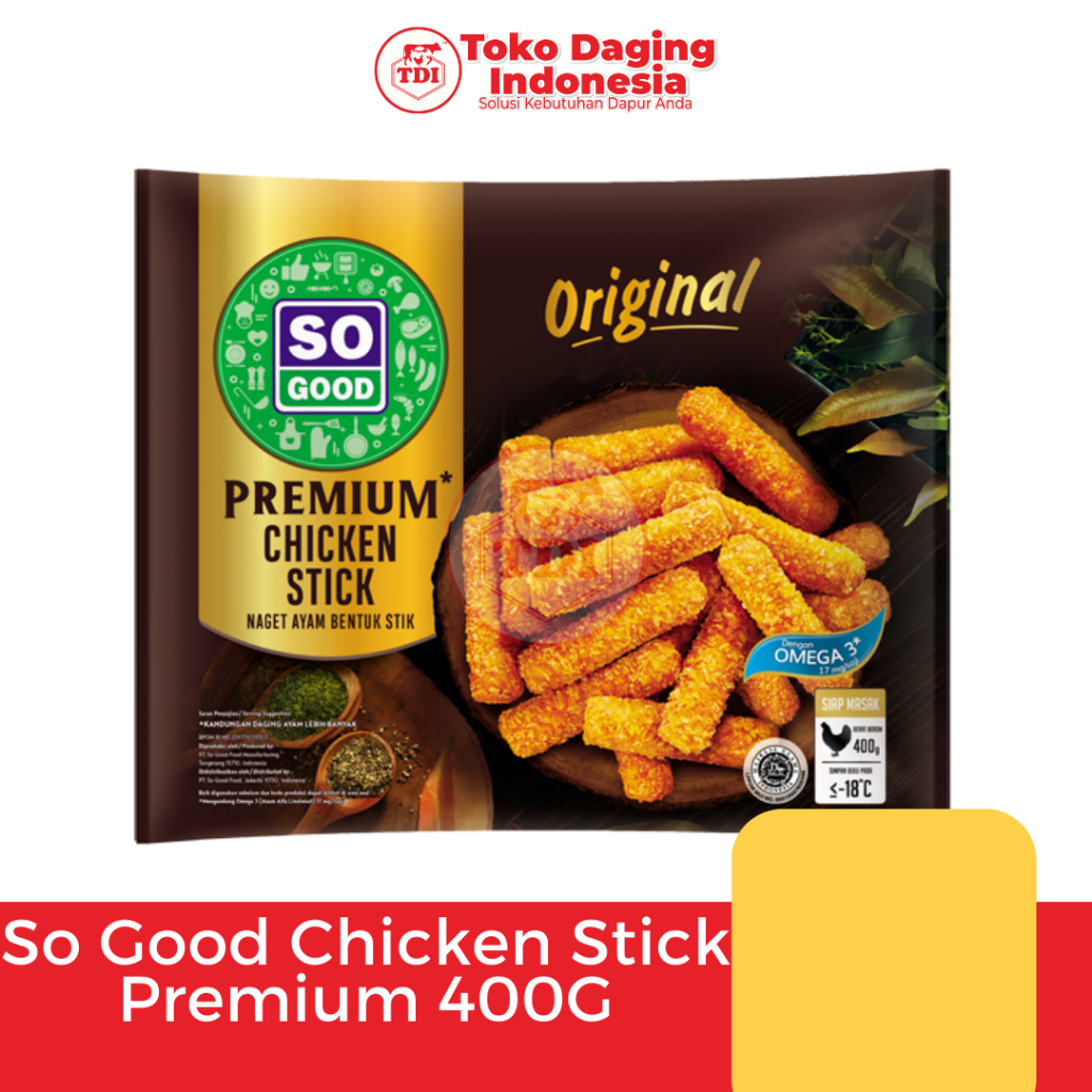 Jual So Good Chicken Stick Premium 12X400G | Shopee Indonesia