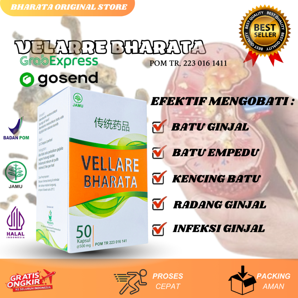 Jual Obat Batu Ginjal Kencing Batu Peluruh Batu Ginjal Paling Ampuh Vellare Bharata 100% ...