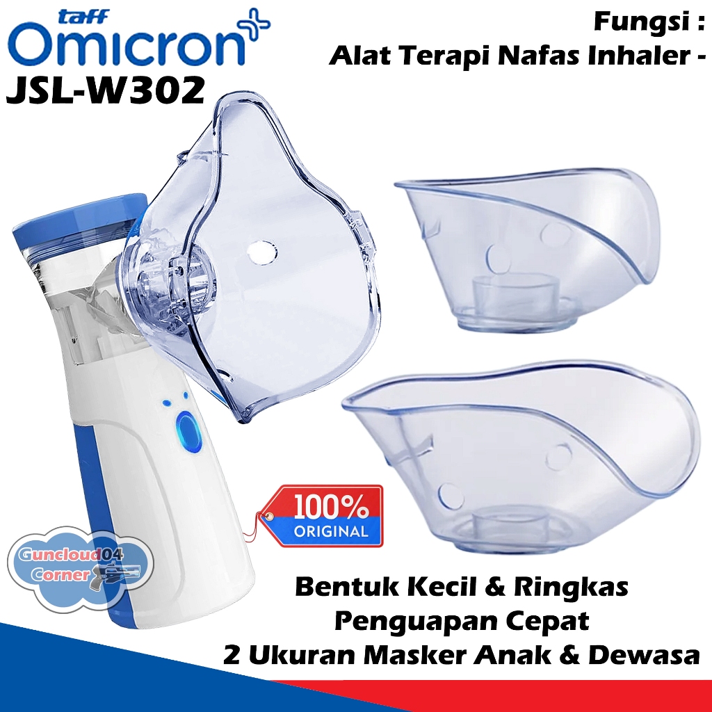Jual taffOmicron All Series JSL-W302 MY-520A Alat Terapi Napas Nafas Pernafasan Sakit Asma Uap ...