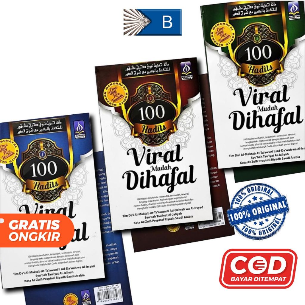 Jual Buku 100 HADITS VIRAL Mudah Dihafal Penerbit Alfasyam Publishing ...