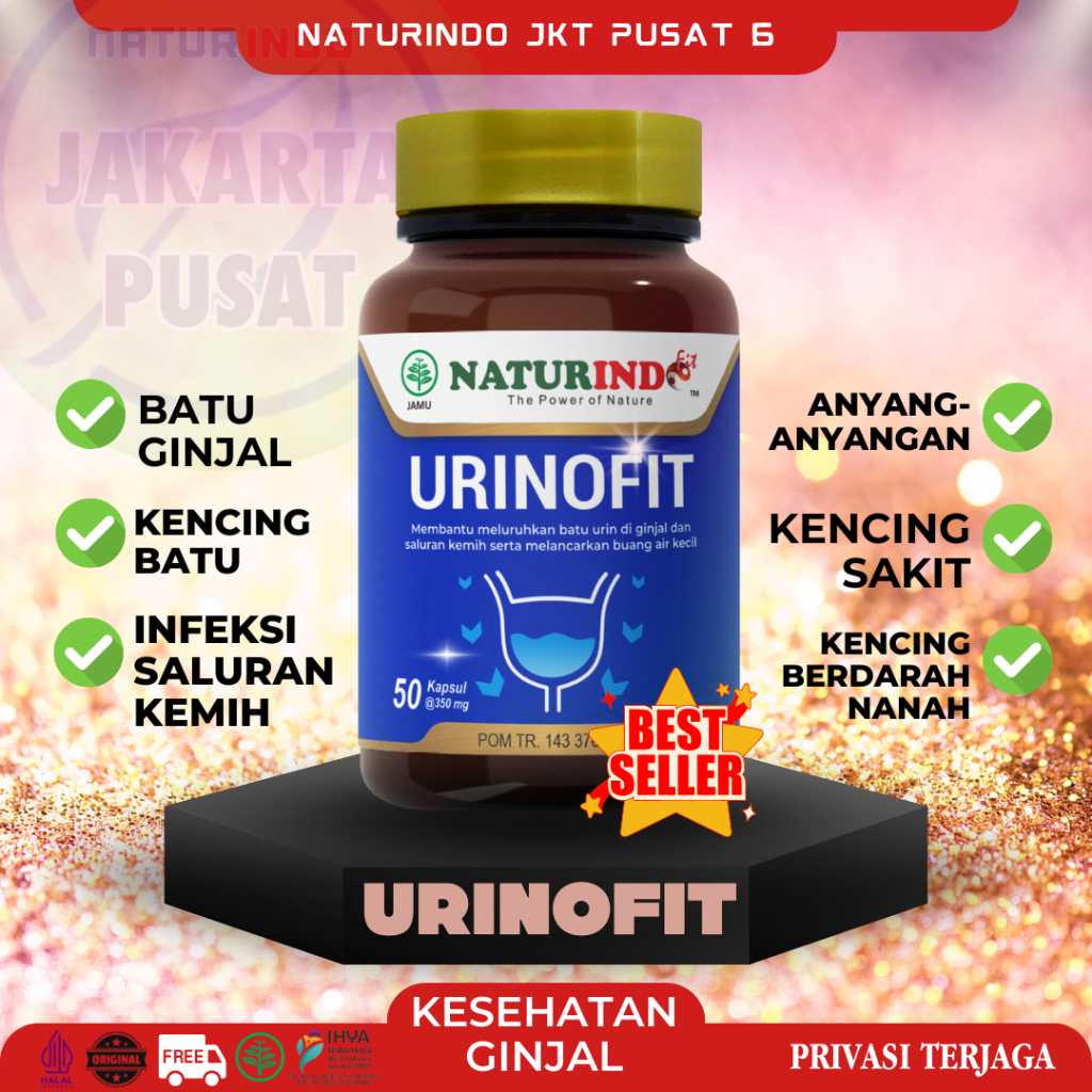Jual Naturindo Urinofit Obat Herbal Spesialis Meluruhkan Batu Ginjal ...