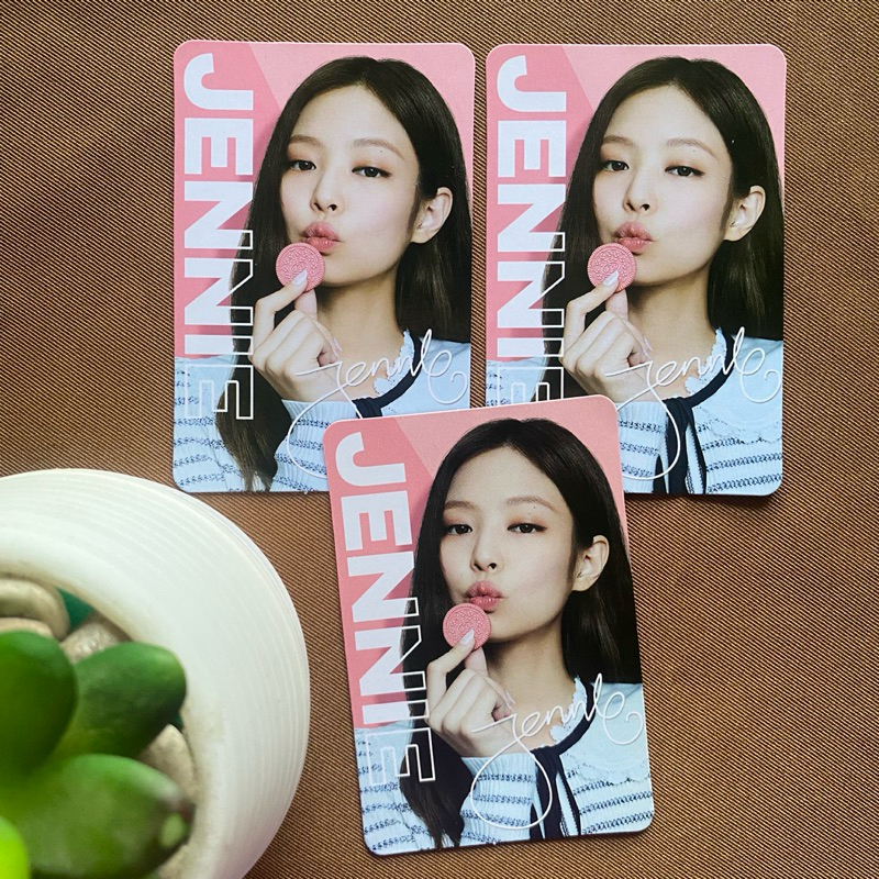Jual [READY] BLACKPINK Jennie Official Photocard Oreo X BLACKPINK ...