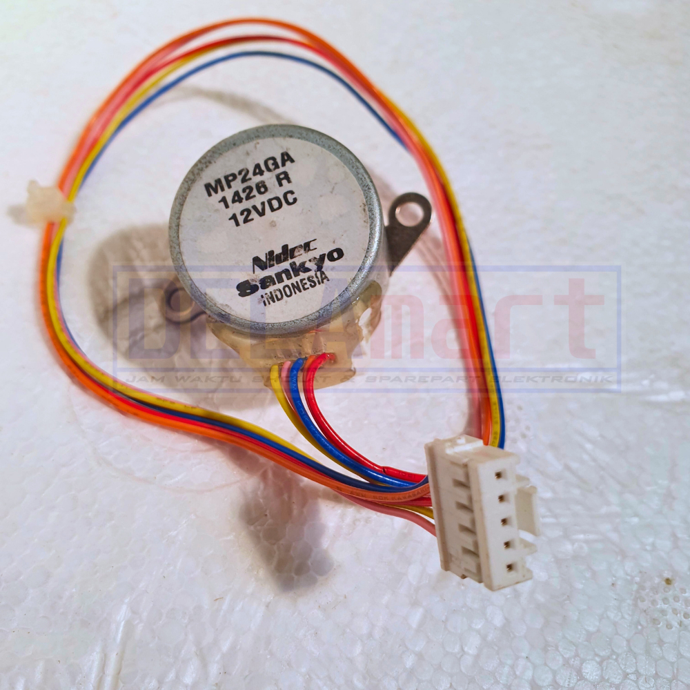 Jual MP24GA 12V Stepping Motor Geared Motor Stepper 5 pin MP24 Nidec ...