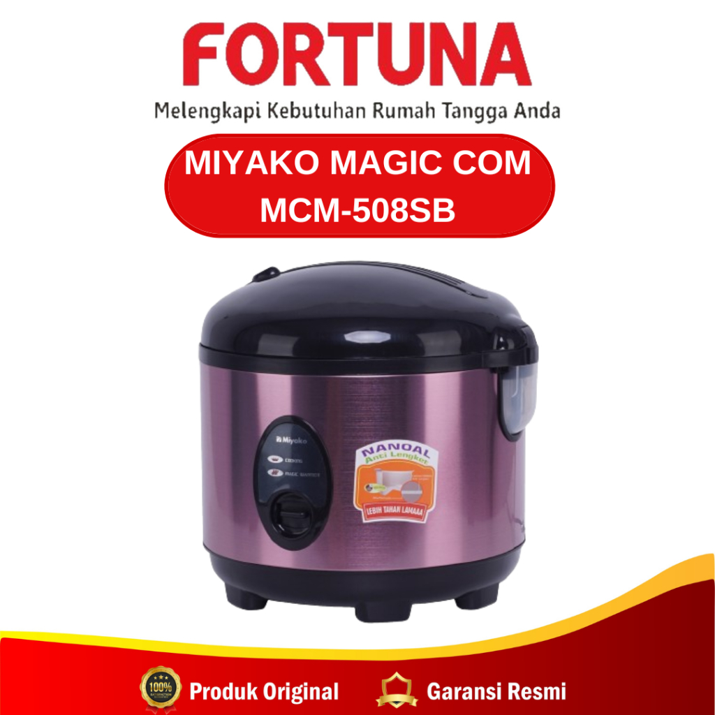 Jual MIYAKO RICE COOKER / MAGIC COM MCM-508 SBC / MCM 508 SBC / MCM508 ...