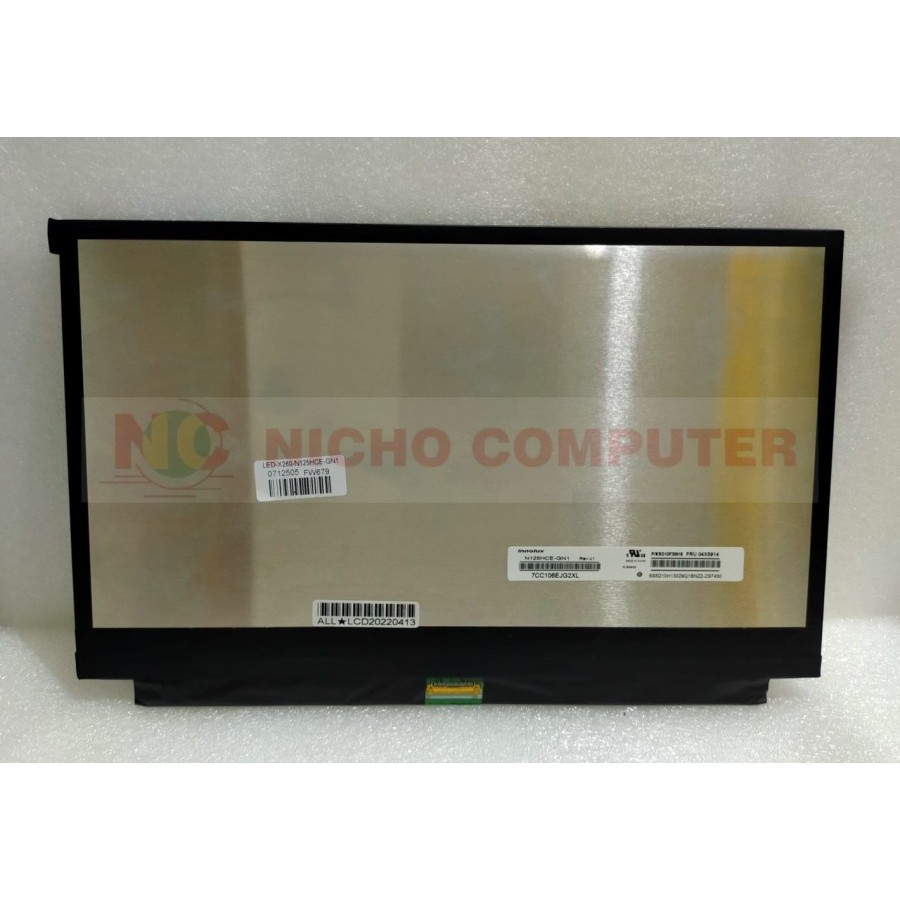 Jual LED LCD Lenovo THINKPAD X240 X250 X260 SERIES 12.5" Full HD IPS ...