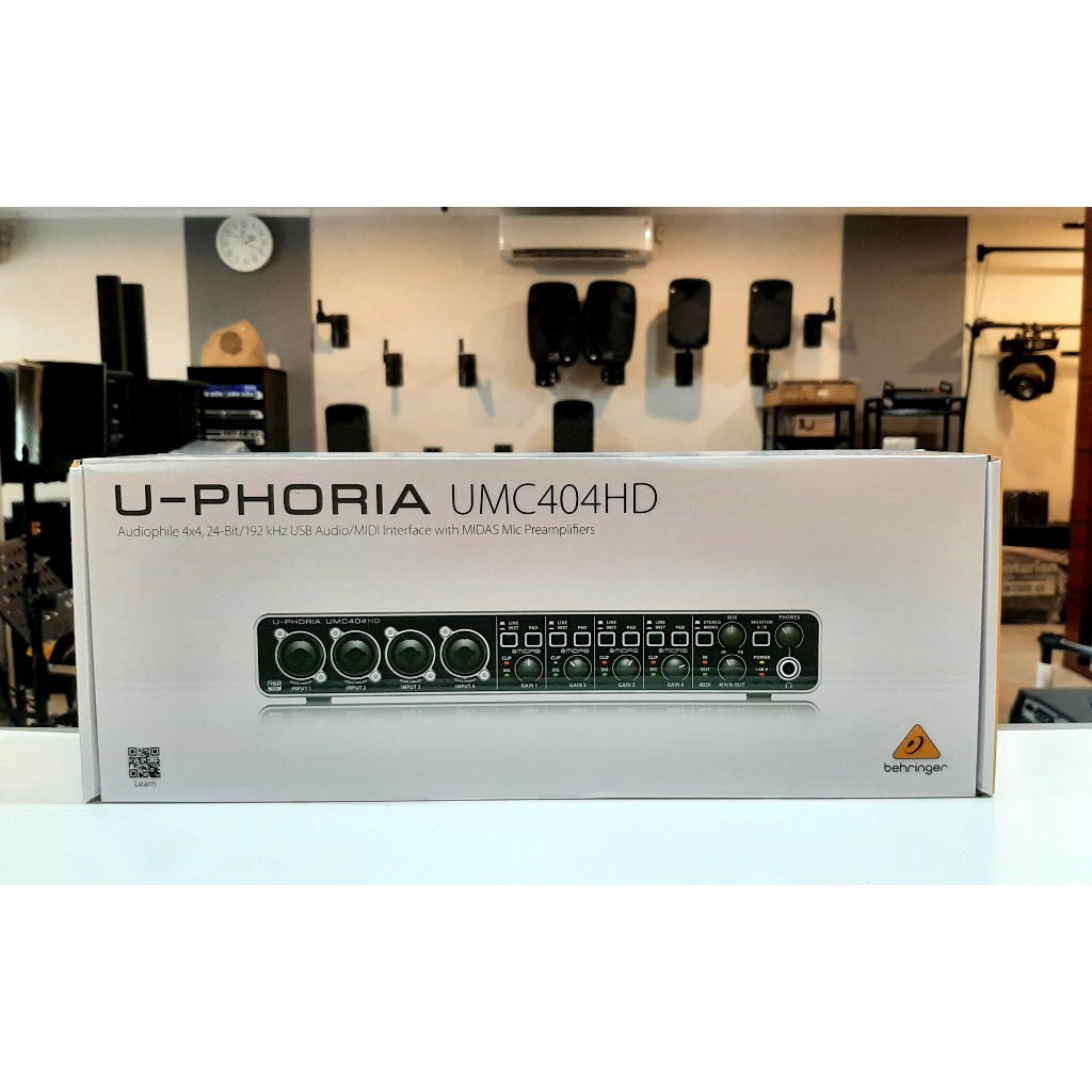 Jual Behringer UMC404HD 4x4 USB Sound Card with 4 Midas Preamps ...