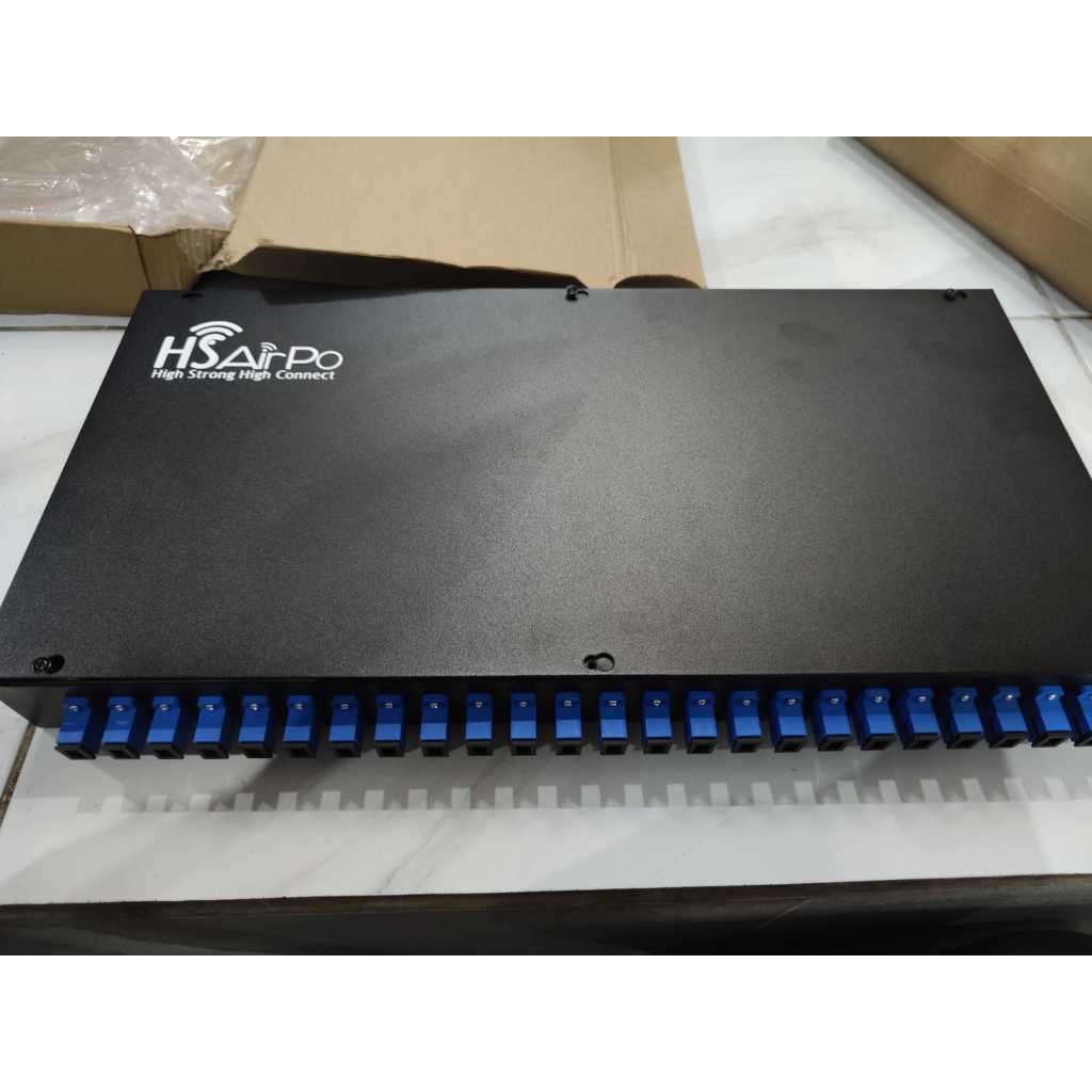 Jual OTB Rackmount 24 Port SC Singel Mode Fiber Distribusion Box ...