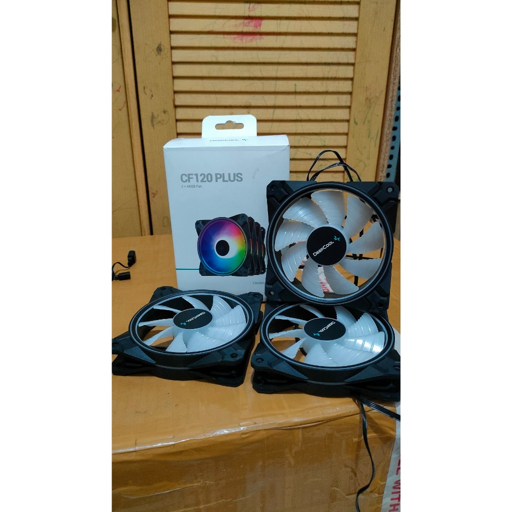 Jual Fan Case ARGB DeepCool CF120 Plus 3in1 3pin + PWM | Shopee Indonesia